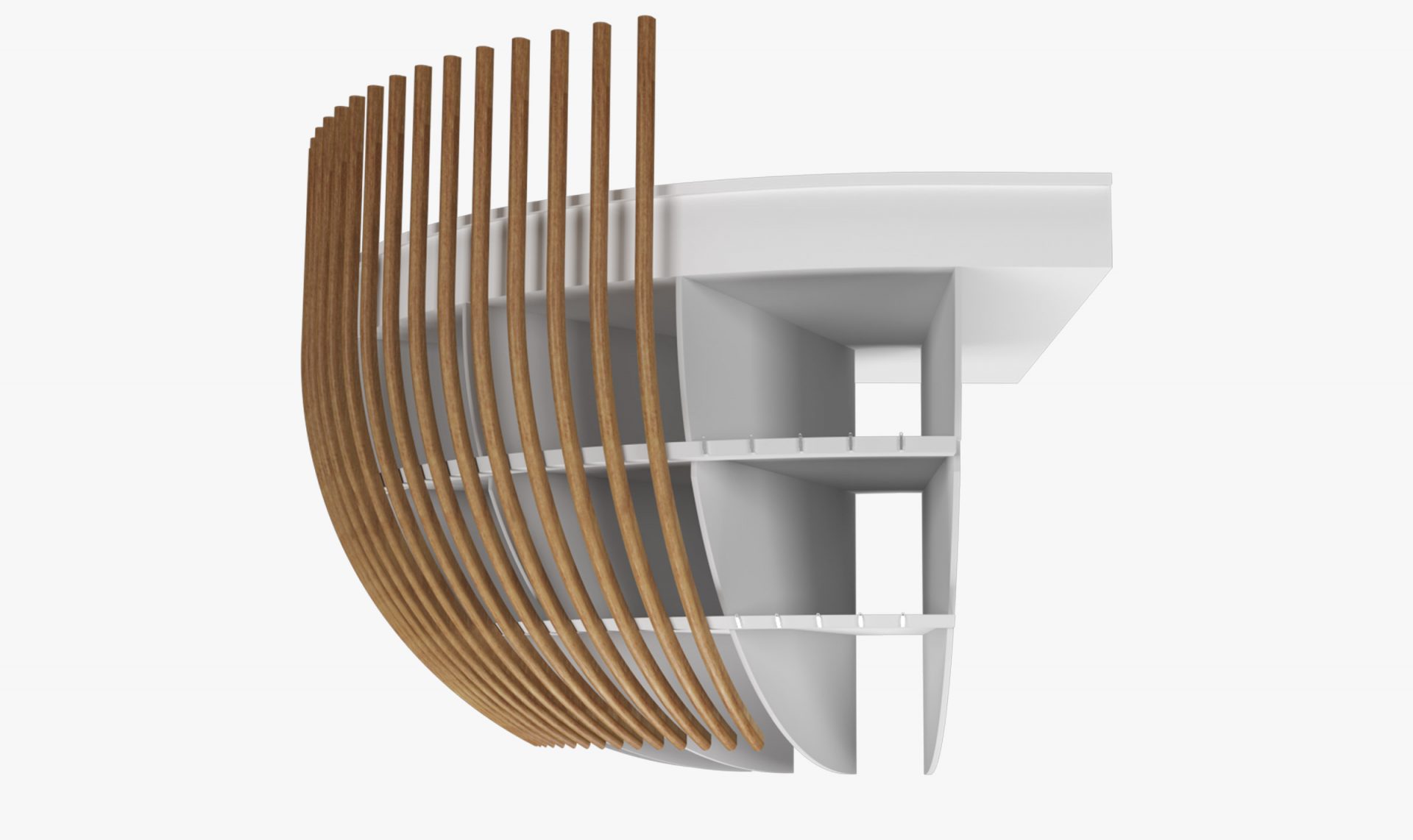 Gallery of Curved Timber Battens - 17