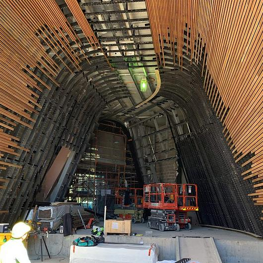 Curved Timber Battens from Sculptform
