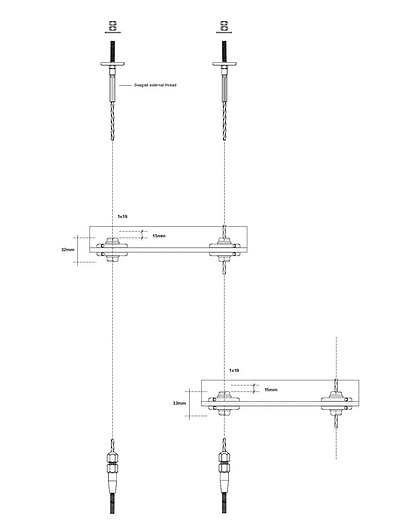 Cable Railing in NY Museum of Art and Design from Jakob