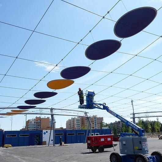 Gallery of Tensile Architecture: Cable Grids and Shades - 7