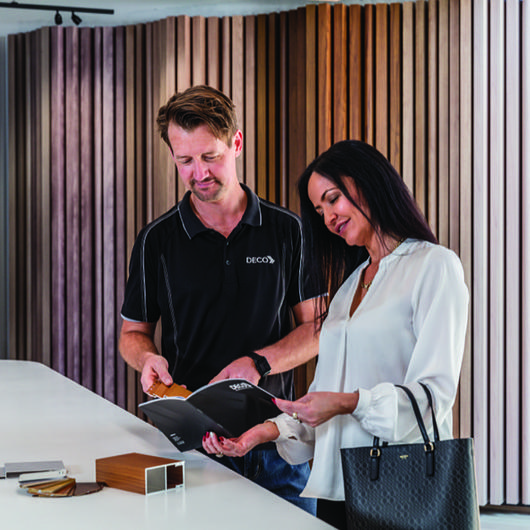 Aluminium Cladding in DECO Display Centre from DECO Australia