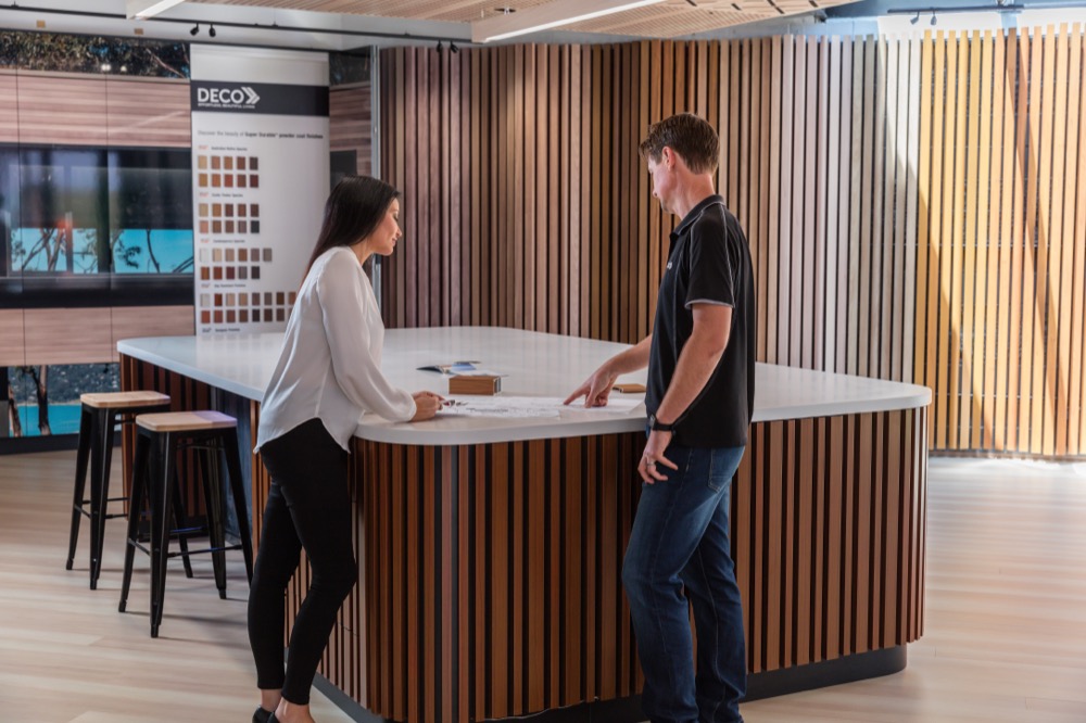 Gallery of Aluminium Cladding in DECO Display Centre - 10