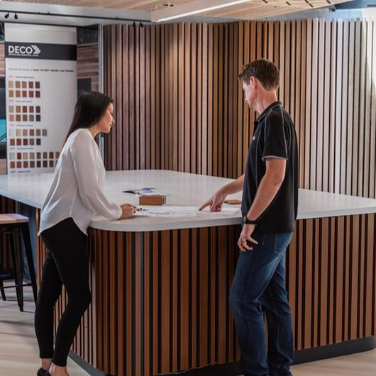 Gallery of Aluminium Cladding in DECO Display Centre - 10