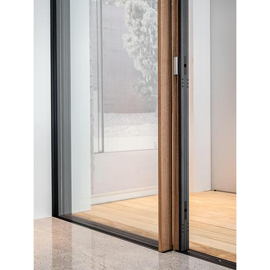 Wood Frameless Sliding Windows from swissFineLine