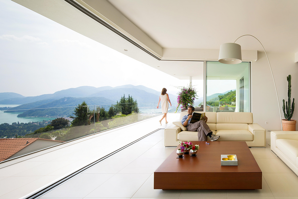 Sliding Windows - Corner Opening from swissFineLine