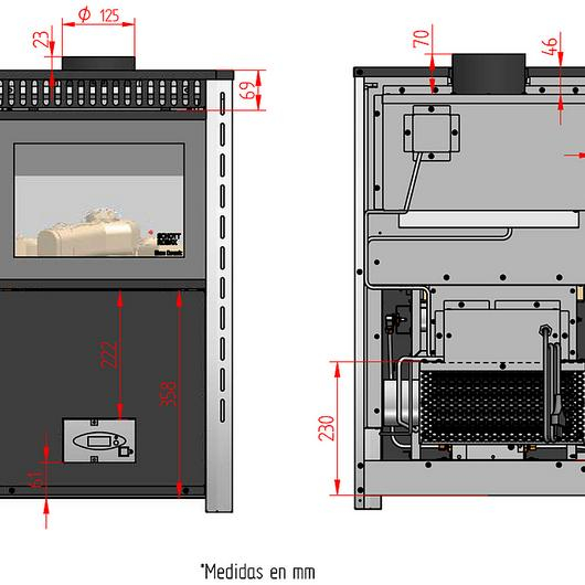 Calefactor a gas Rahue 6.0 de Gasco