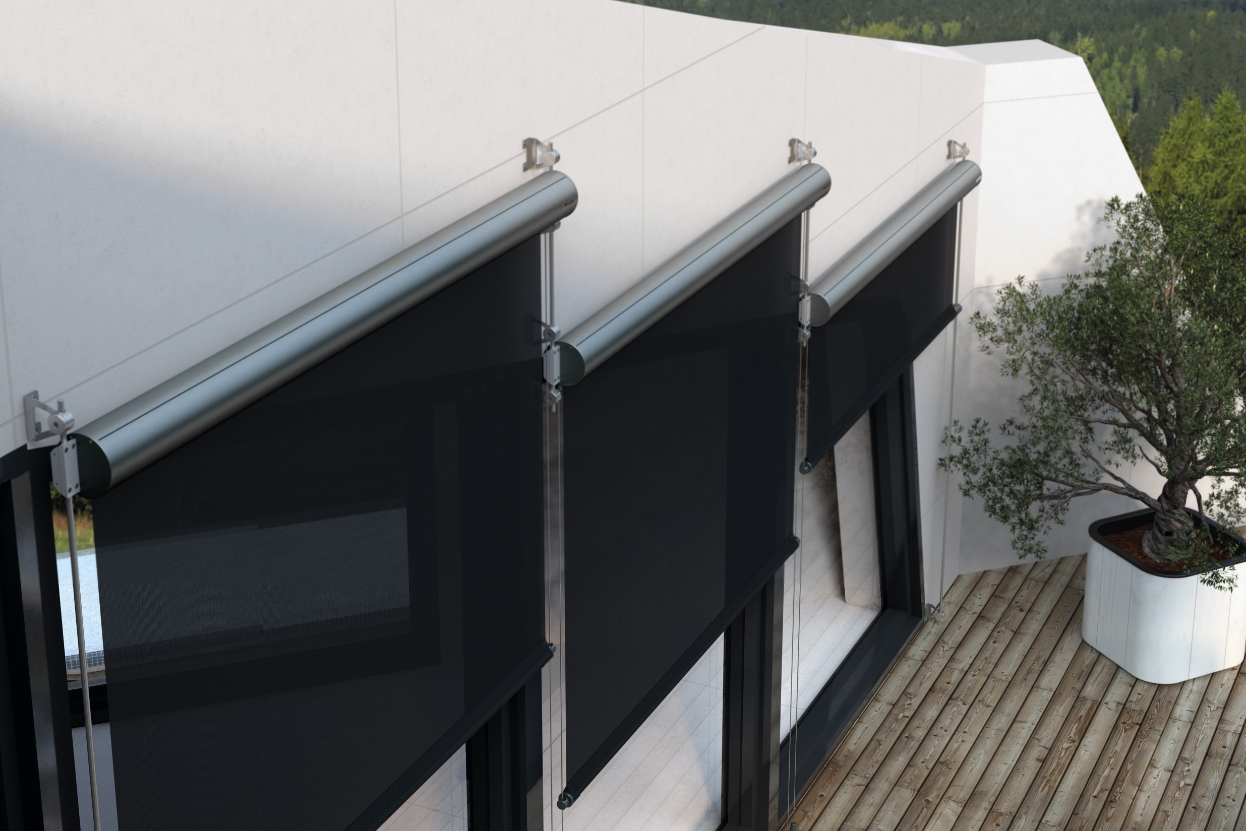 Gallery of Box Roller Shades - O-Box System - 8