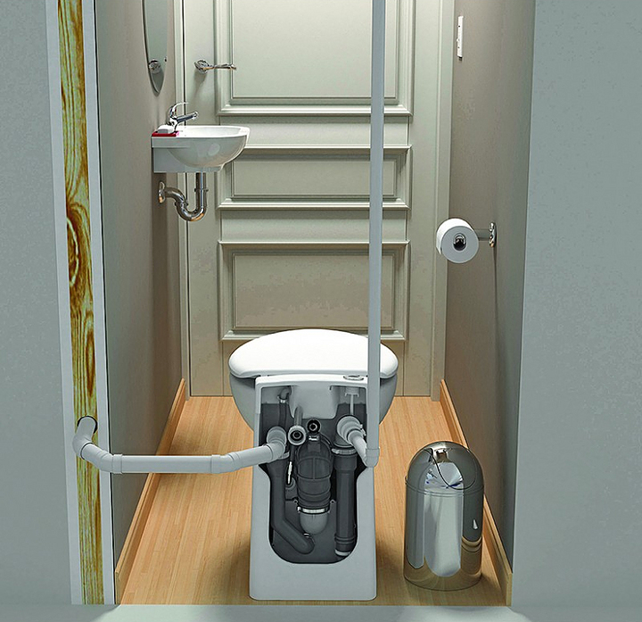 Gallery of Macerating Toilet Suite - Sanicompact® 43 - 2