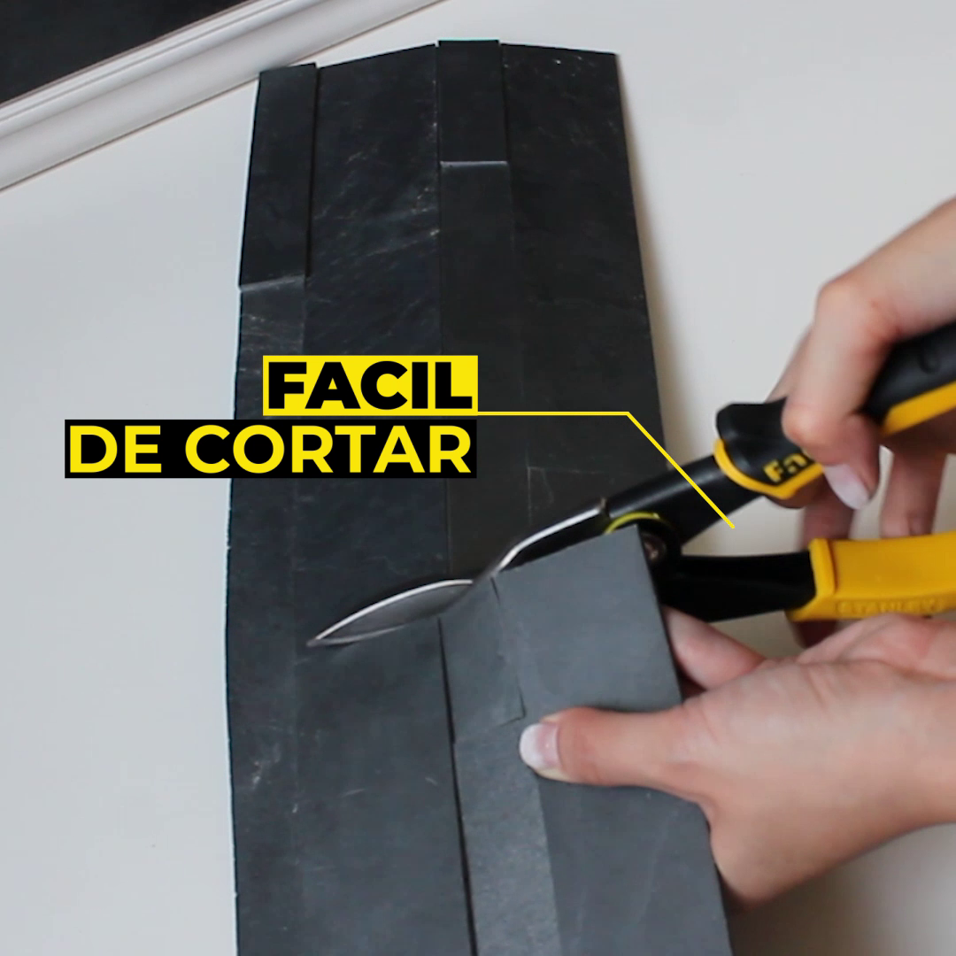 Galeria de Revestimiento liviano con terminación de piedra natural ...