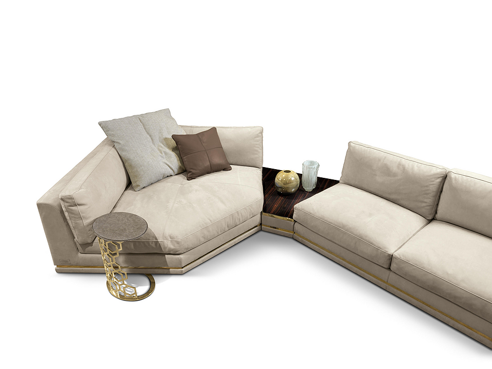 Side Table - Cohen Triangular from Longhi