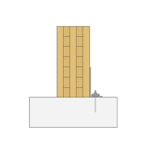 Conectores de tensión - holdowns para paneles CLT de Simpson Strong Tie