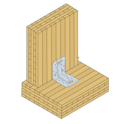 Ángulos y placas clavadas para paneles CLT de Simpson Strong Tie