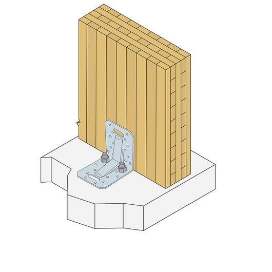 Ángulos y placas clavadas para paneles CLT de Simpson Strong Tie