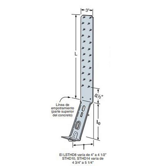 Galeria de Amarres y uniones de tensión Holdowns - 26