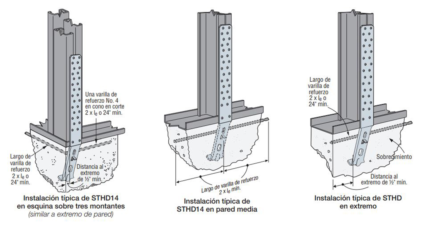 Galeria de Amarres y uniones de tensión Holdowns - 30