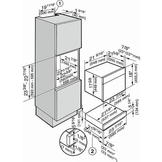 Galeria de Cajón térmico Miele sin manija - ESW 6214 - 2