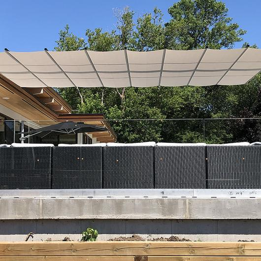 Shade Structure – Freestanding Canopy in Lake Simcoe from ShadeFX