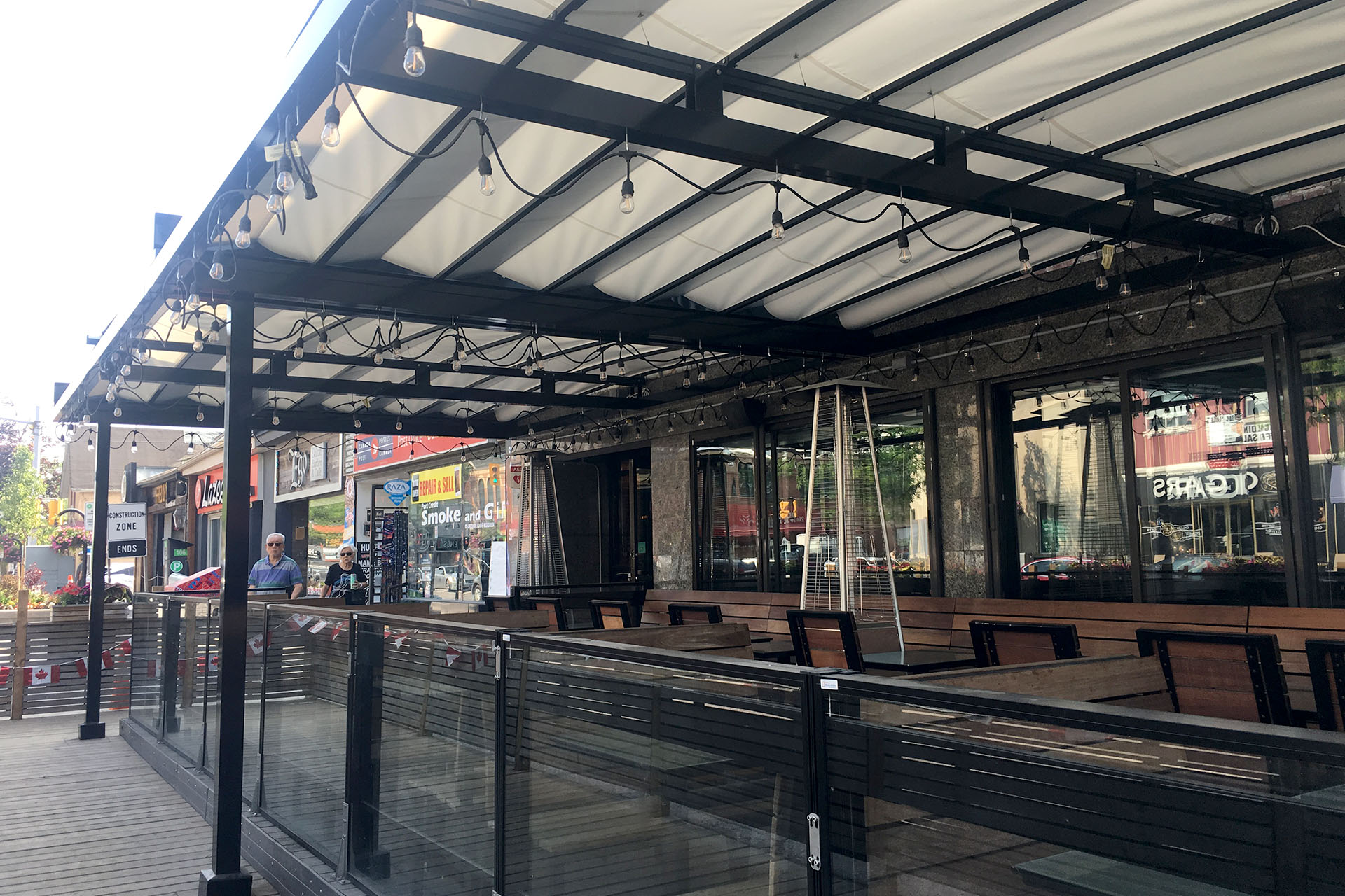 Gallery of Outdoor Roofs, Custom Structures – Crooked Cue - 9