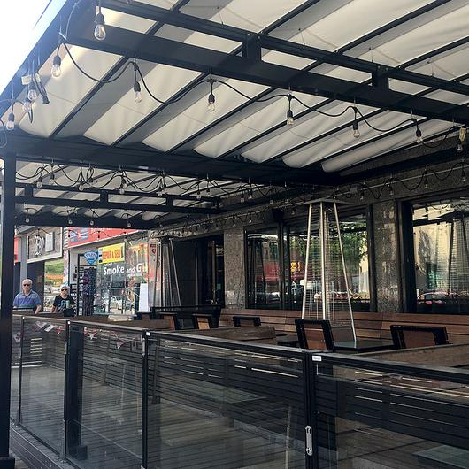 Gallery of Outdoor Roofs, Custom Structures – Crooked Cue - 9