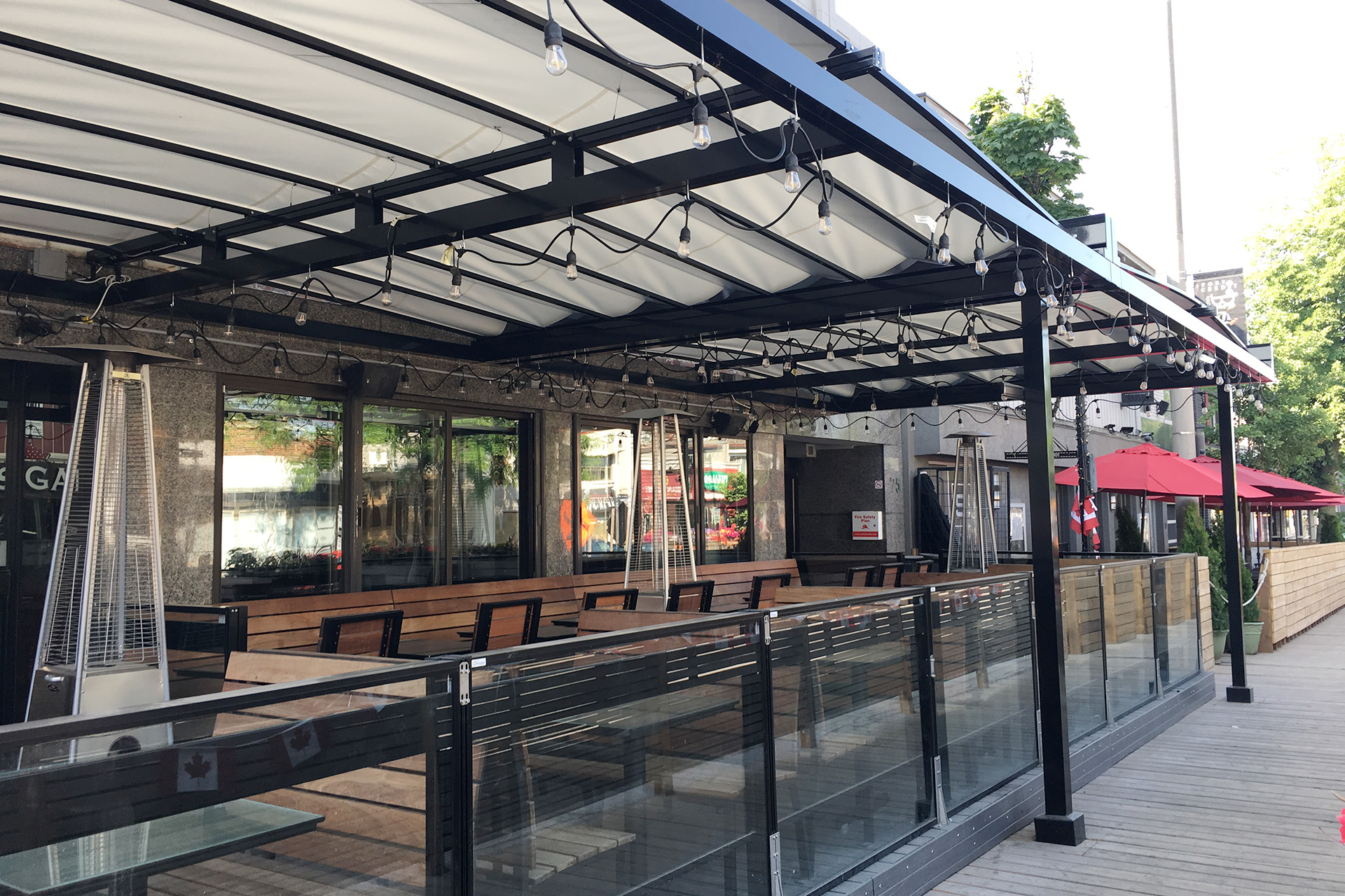 Gallery of Outdoor Roofs, Custom Structures – Crooked Cue - 13