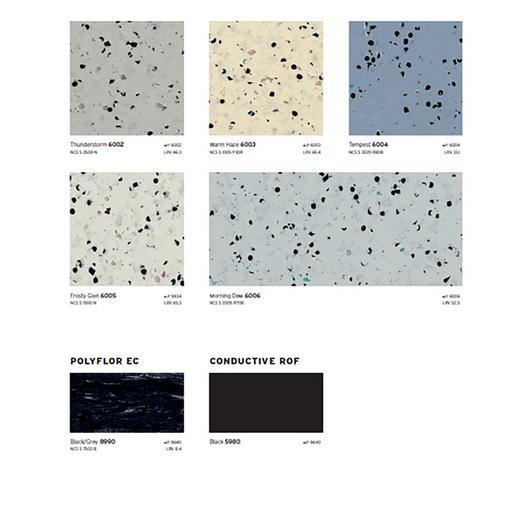 Galeria de Piso vinílico conductivo Polyflor OHMega EC - 3