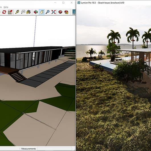 How to Render Landscape Architecture from Lumion