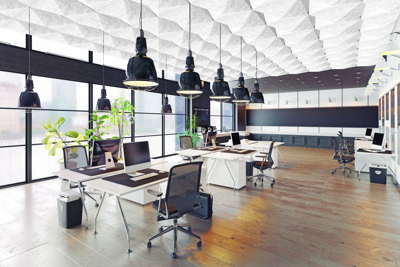Gallery of Acoustic Ceilings - HeartFelt® Origami Ceiling System - 12