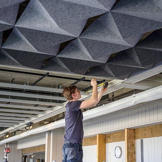 Gallery of Acoustic Ceilings - HeartFelt® Origami Ceiling System - 17