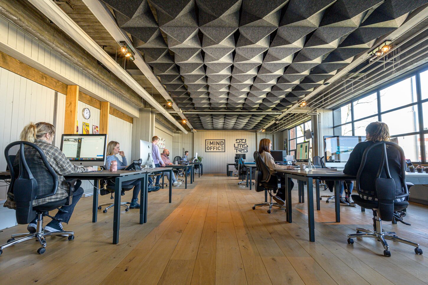 Gallery of Acoustic Ceilings - HeartFelt® Origami Ceiling System - 13