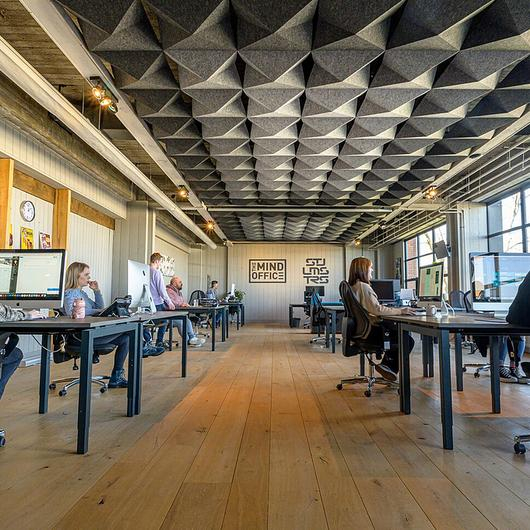 Gallery of Acoustic Ceilings - HeartFelt® Origami Ceiling System - 8