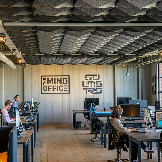 Gallery of Acoustic Ceilings - HeartFelt® Origami Ceiling System - 9