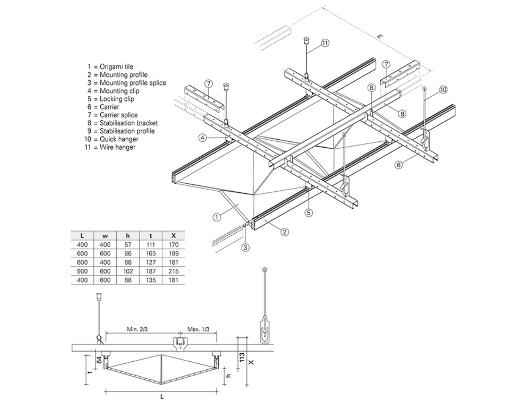 Gallery of Acoustic Ceilings - HeartFelt® Origami Ceiling System - 26