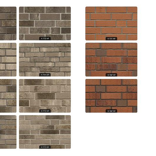Facing Bricks - Waterstruck Vascu from Feldhaus Klinker