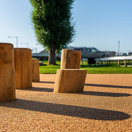 Piso de corcho para parques infantiles de Urbanplay