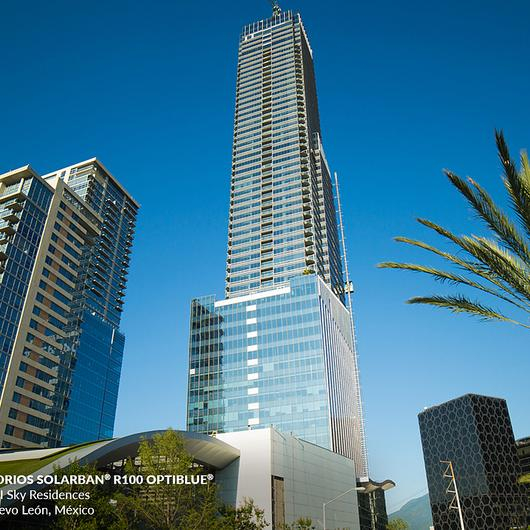 Vidrio de baja emisividad - Solarban® R100 de Vitro Arquitectónico