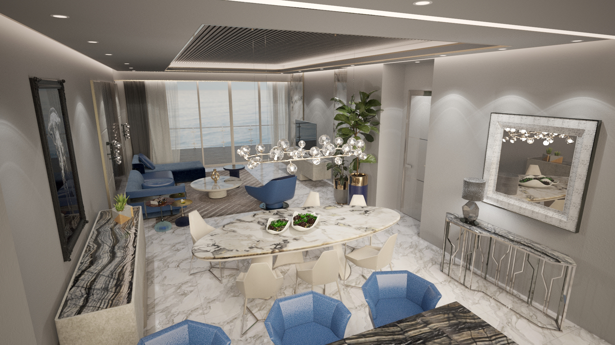 Gallery of Interior Furnishing in Miami Beach Apartment - 4