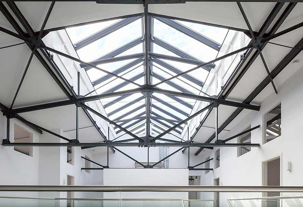 Modular Skylight Ridgelight in Office Building from VELUX Commercial