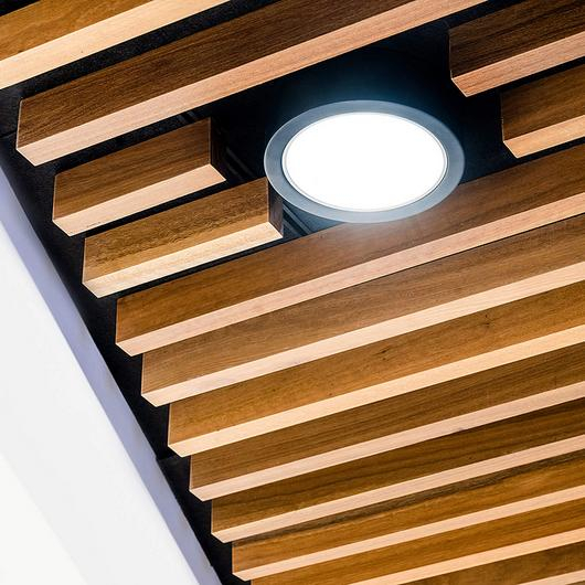 Timber Click-on Battens at Melbourne Airport T2 from Sculptform