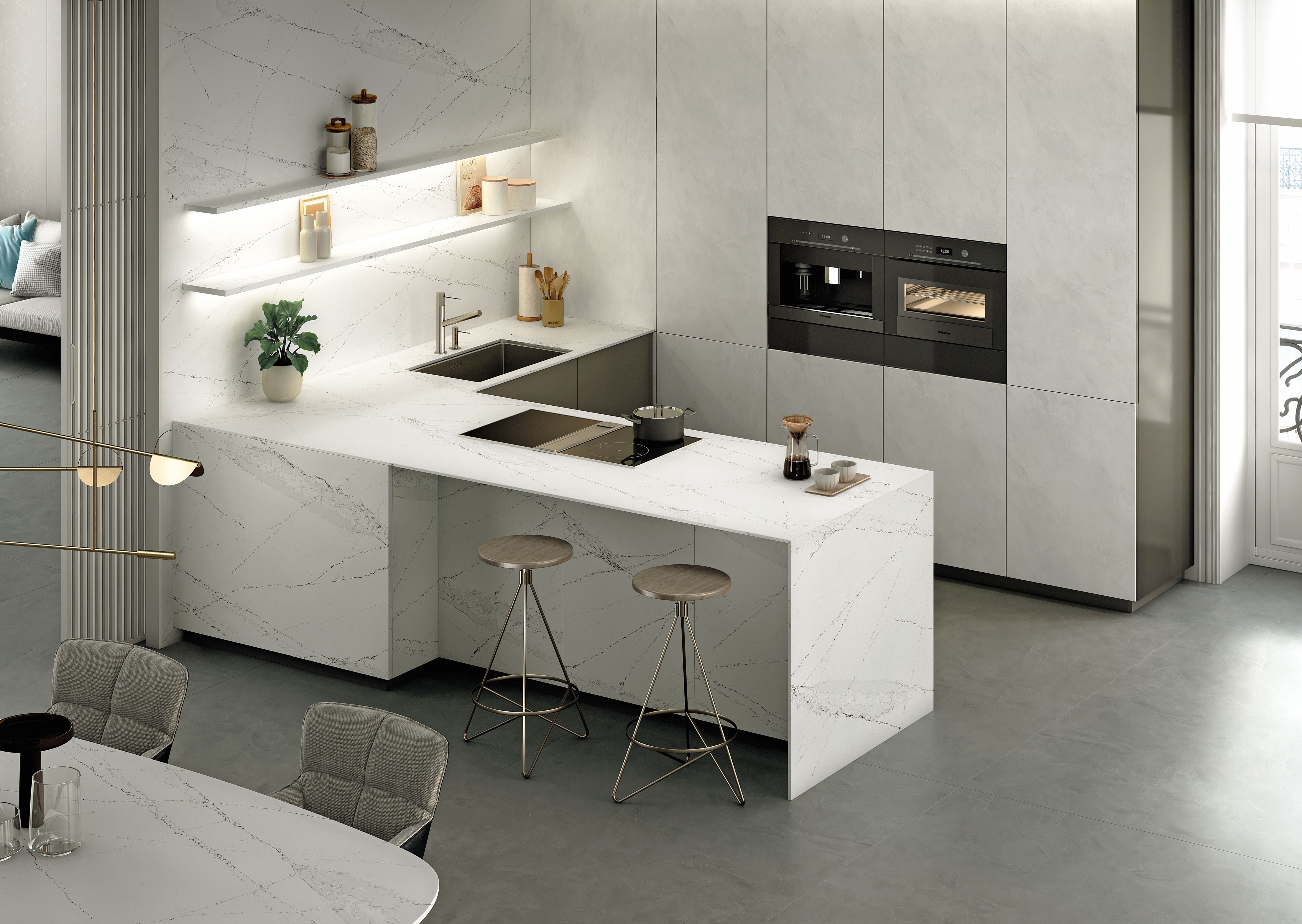 Gallery of Silestone Surfaces - Ethereal Collection - 2