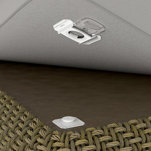 Upholstery Fastening System - Textile Range from Fastmount®