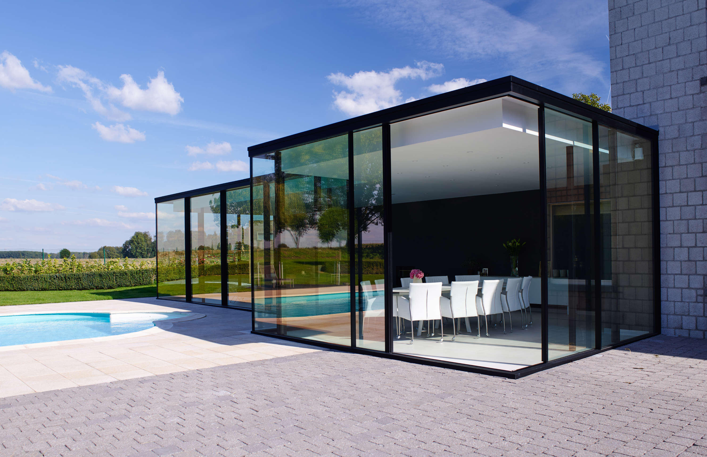 Gallery of Corner Window - Double Sliding Corner - 3