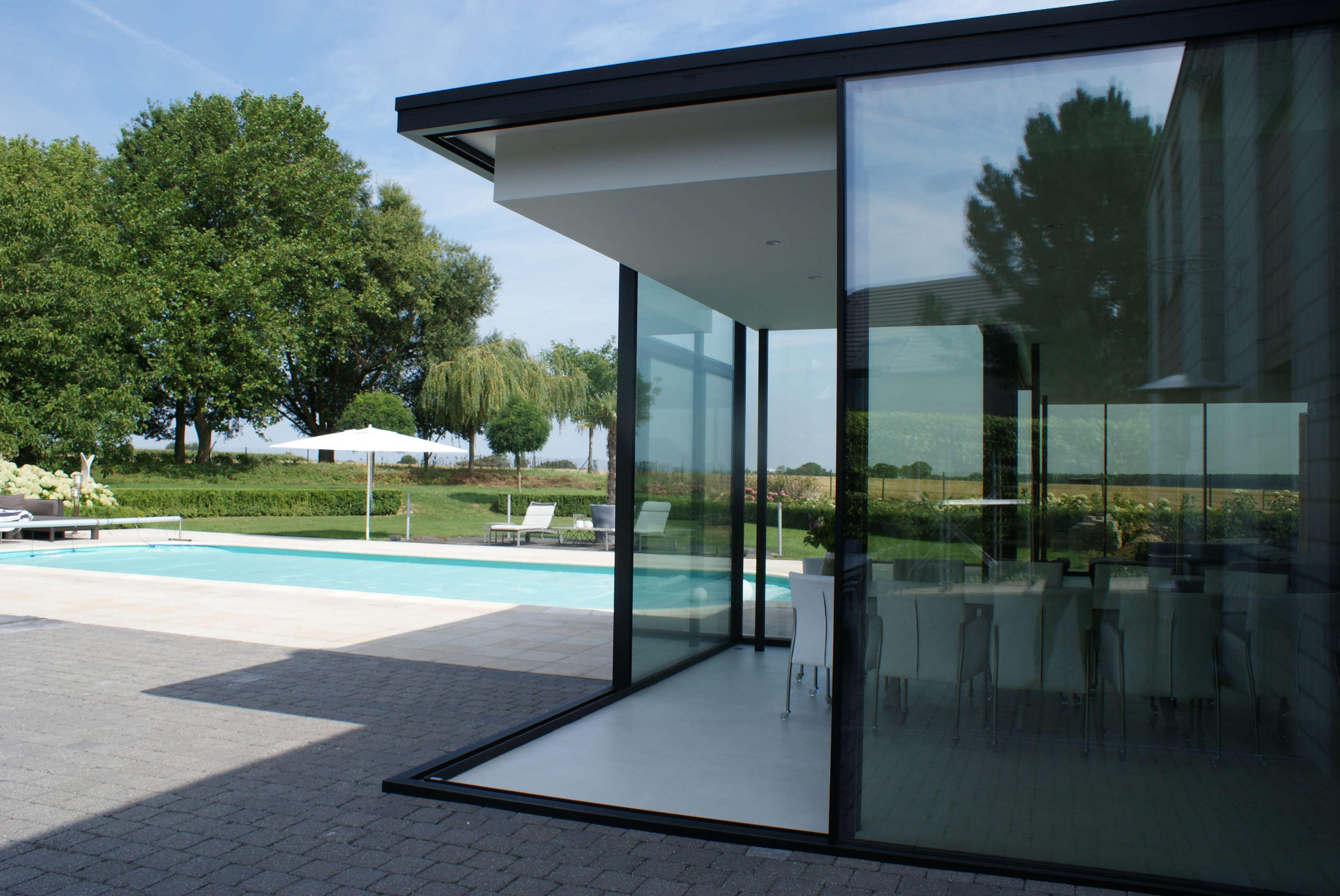 Gallery of Corner Window - Double Sliding Corner - 5