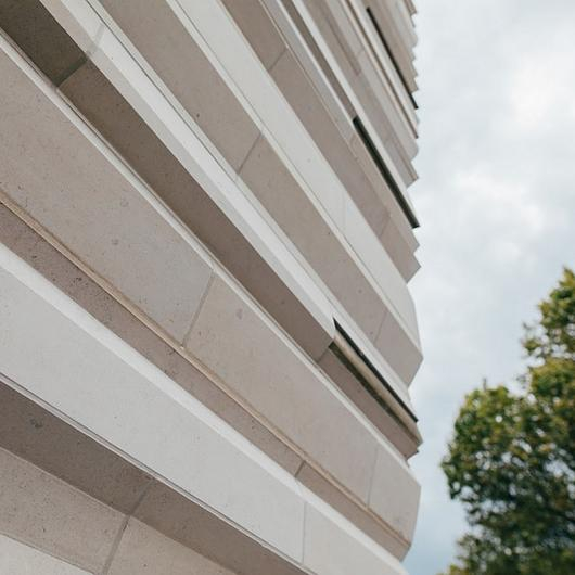Façade Panels - French Limestone from Hofmann Facades Group
