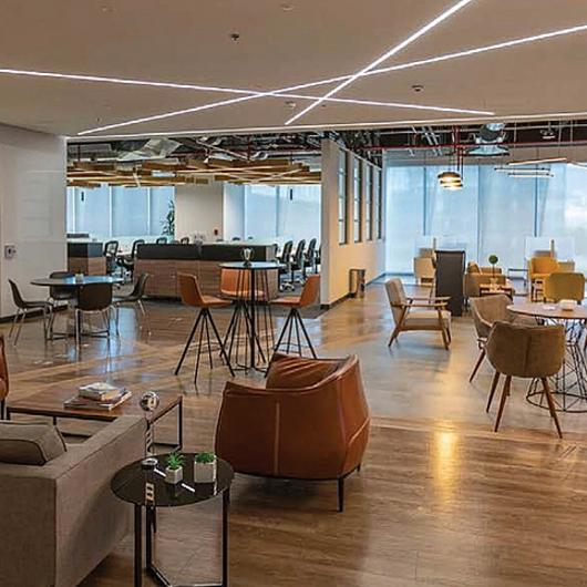 Vive Wireless Lighting System in Sekura Offices from Lutron