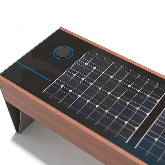 Solar Park Bench - Blocq Solar from mmcité