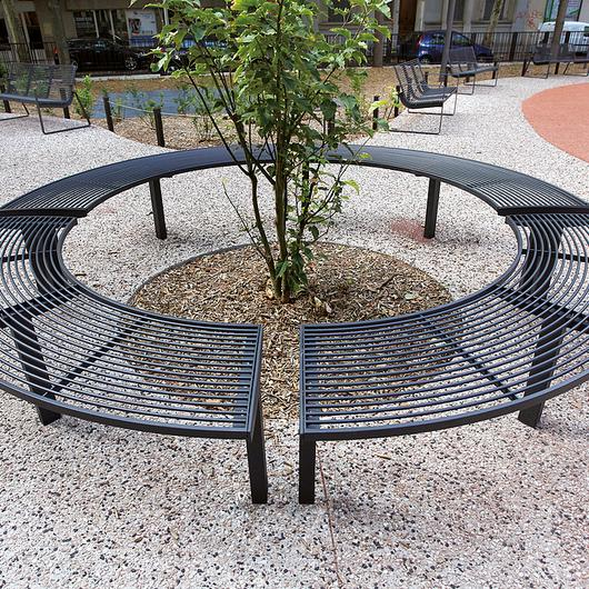 Modular Curved Bench - Vera Solo from mmcité