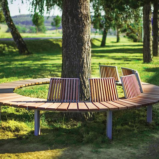 Gallery of Modular Curved Bench - Vera Solo - 7