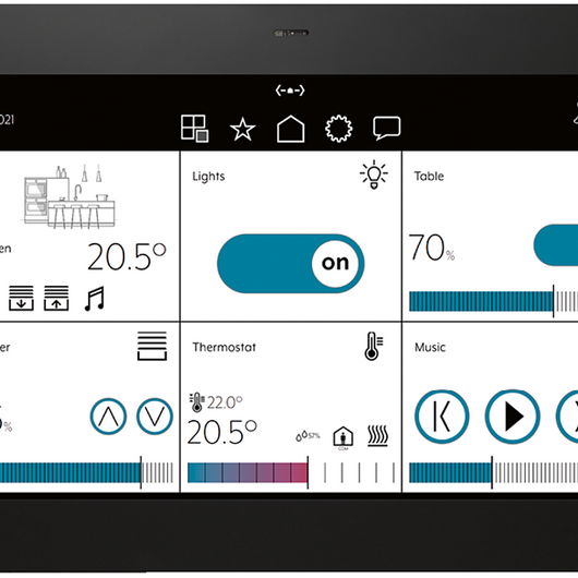 Wireless Home Control - Smart Panel 8 from JUNG