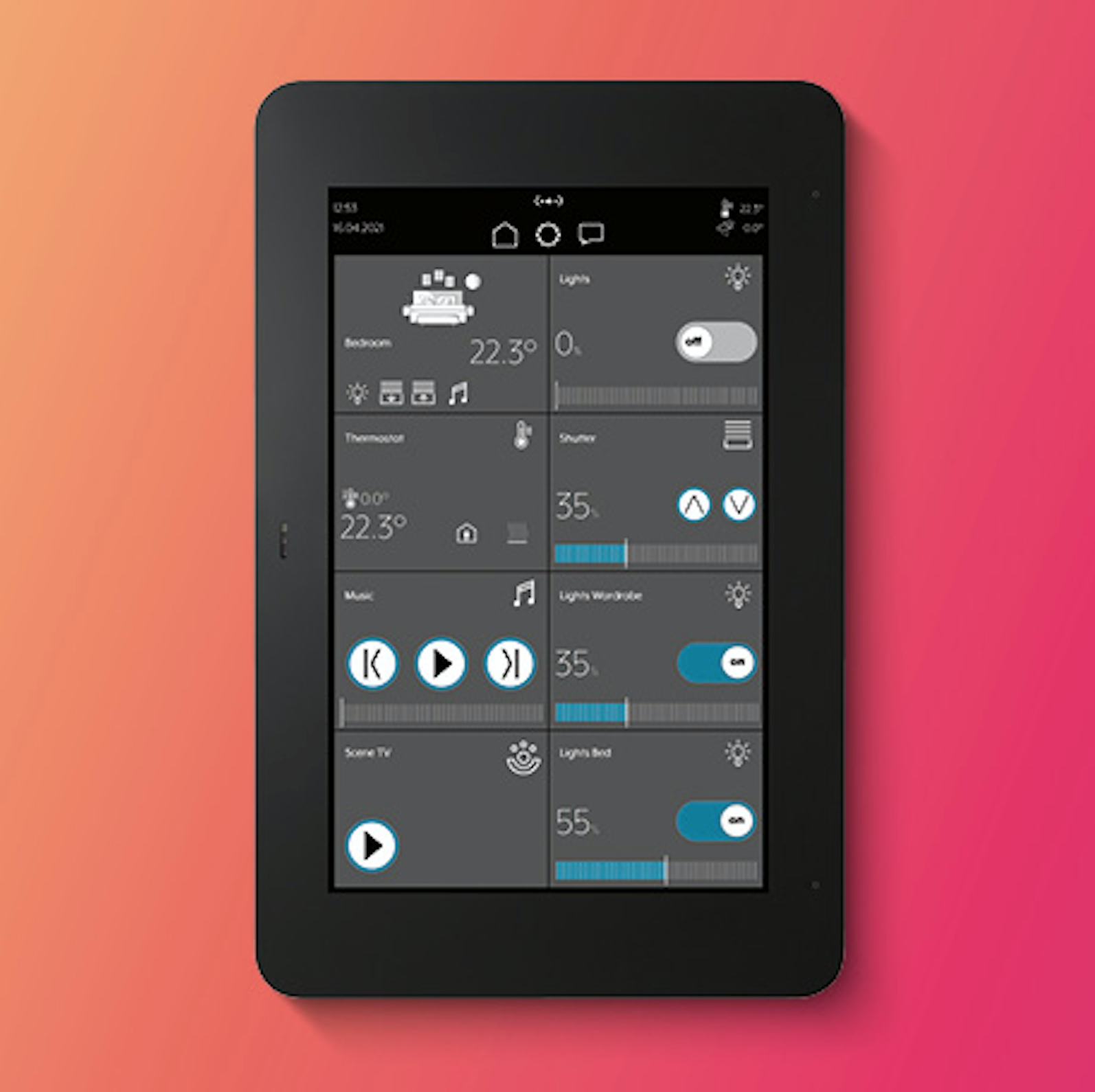 Gallery of Wireless Home Control - Smart Panel 8 - 3