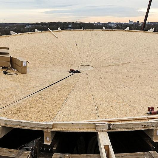 Gallery of Free Form Timber Structures for Venlo Casino - 15